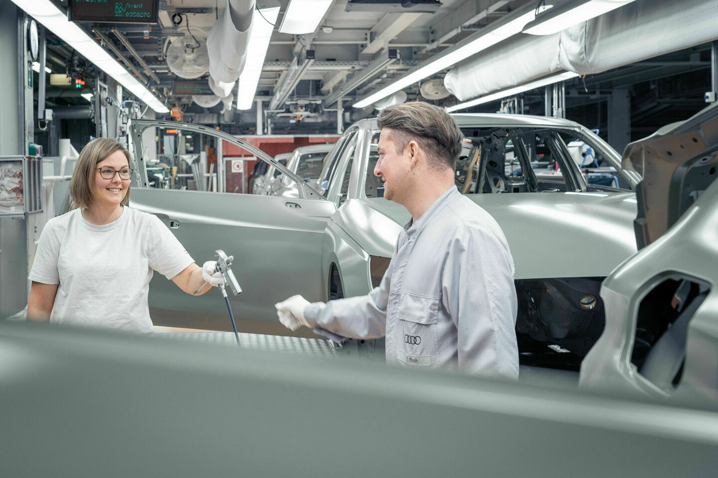 Bei Audi Arbeiten