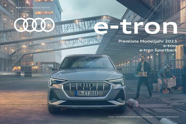 Audi Etron Preisliste 2022